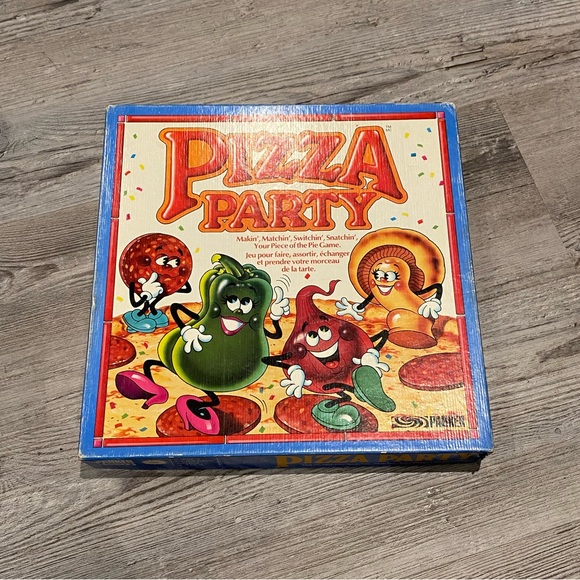 Parker | Games | Vintage Parker Brothers Pizza Party Board Game 987 ...
